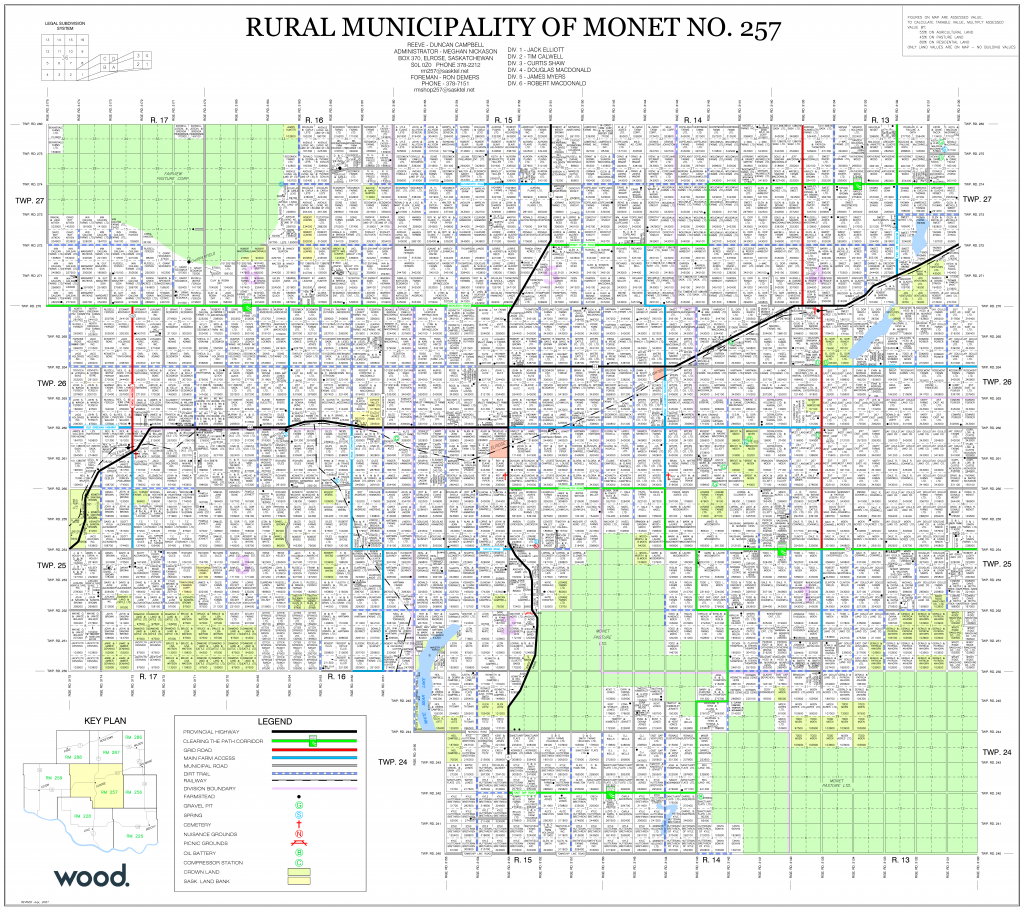 Map - Town of Elrose & Rural Municipality of Monet No. 257
